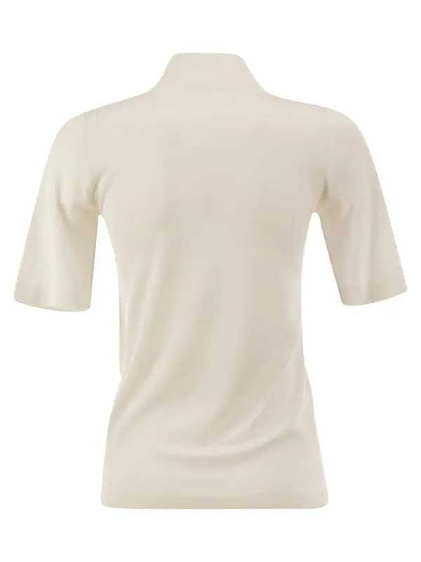 Brunello Cucinelli High-neck Short-sleeved Knitwear