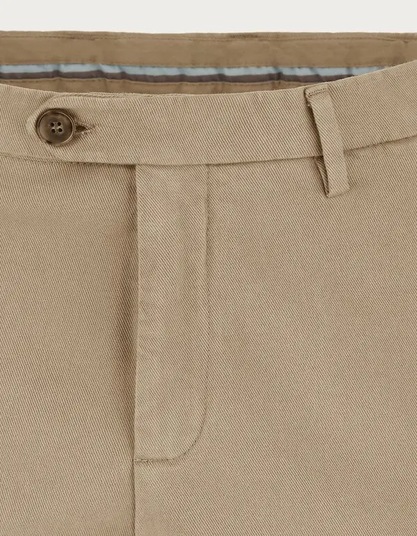 Canali Twill Slim-fit Trousers
