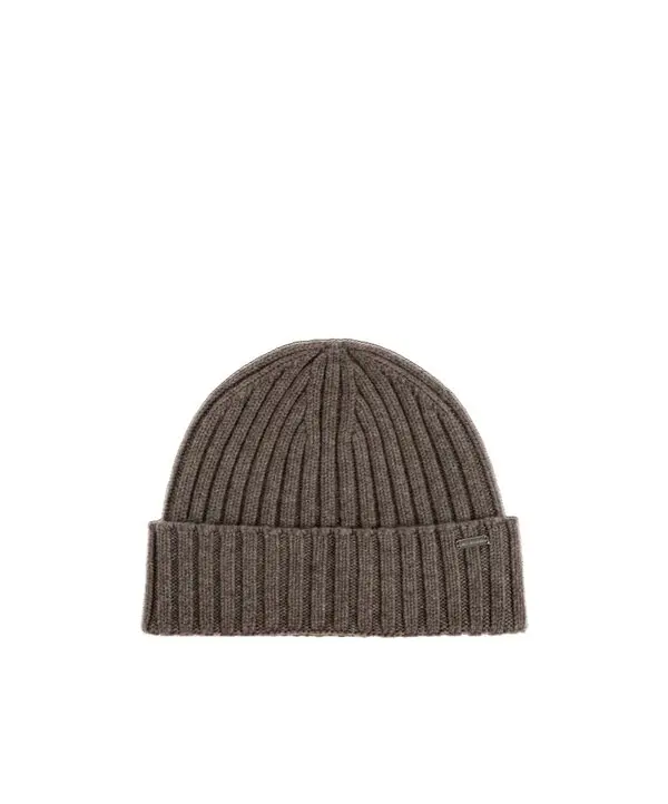 Paul & Shark Ribbed Beanie Hat - No