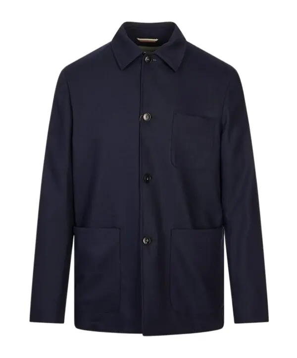Canali Long Sleeve Button-front Jacket
