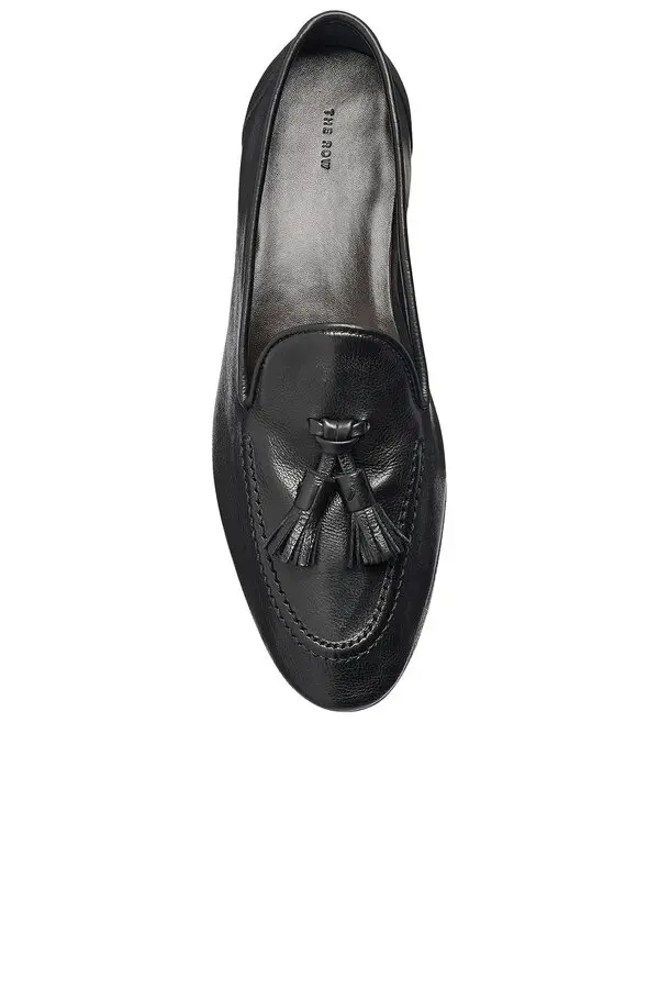 THE ROW Caden Loafer - Black