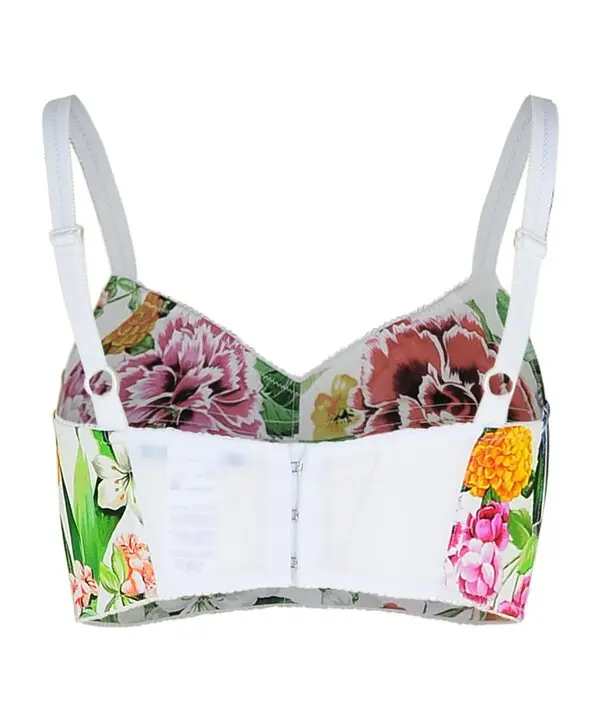 Dolce & Gabbana Dolce Gabbana Floral Printed Cropped Top
