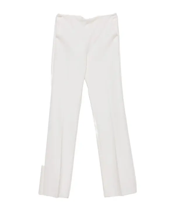 Max Mara Straight Leg Trousers - White