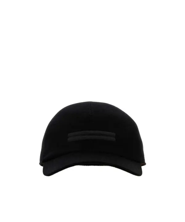 Zegna Logo Detailed Baseball Cap