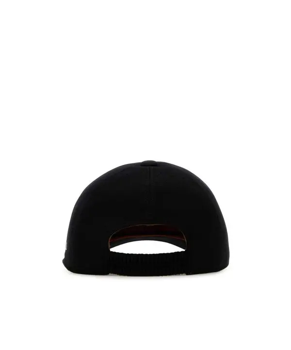 Zegna Logo Detailed Baseball Cap