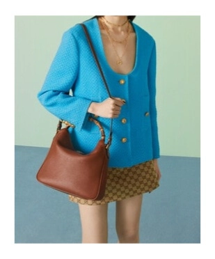 Gucci Diana Medium Shoulder Bag - Brown