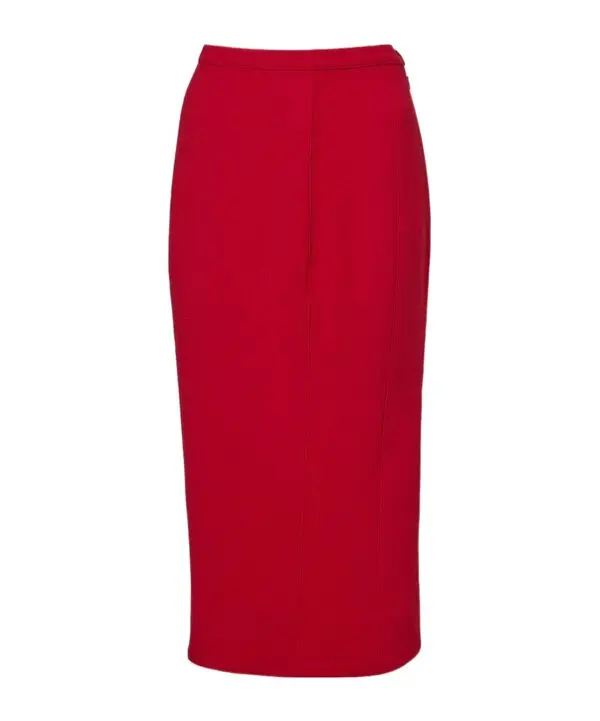 MUGLER High Waist Pencil Skirt