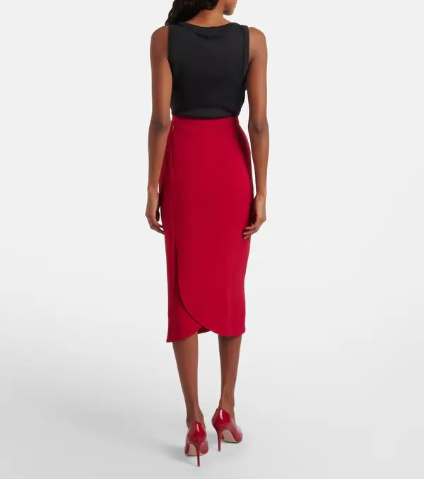 MUGLER High Waist Pencil Skirt
