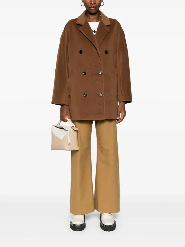 Max Mara Double-breasted Long-sleeved Coat