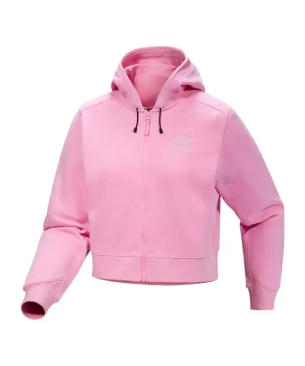 Arc'teryx Emblem Fleece Full Zip Crop Hoody