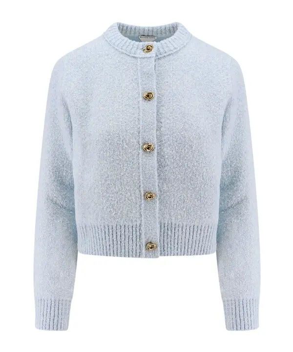 Bottega Veneta Long Sleeved Crewneck Cardigan