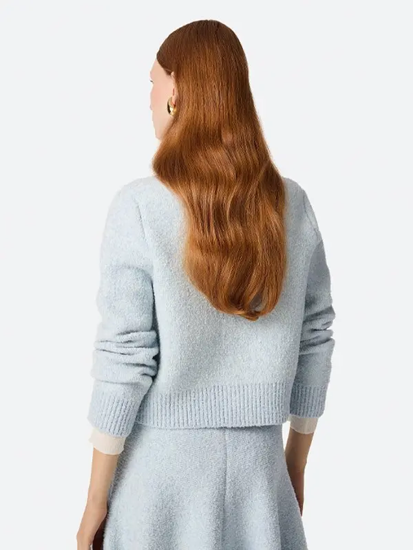 Bottega Veneta Long Sleeved Crewneck Cardigan