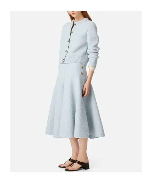 Bottega Veneta Long Sleeved Crewneck Cardigan