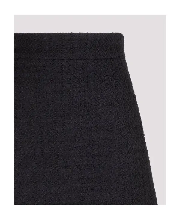 Miu Miu Lace-trim Tweed Skirt