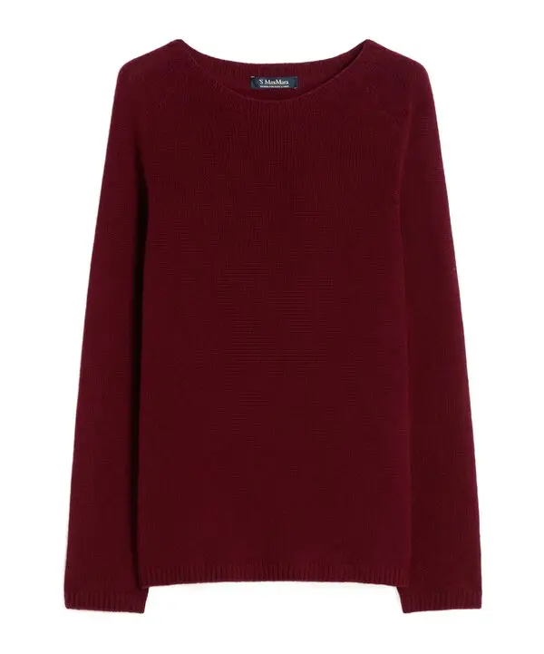 Max Mara Long-sleeved Sweater - Raspberry