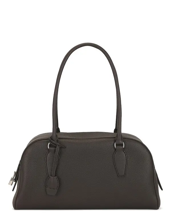 THE ROW Calfskin Leather East Bag - Walnut Shadow Ans