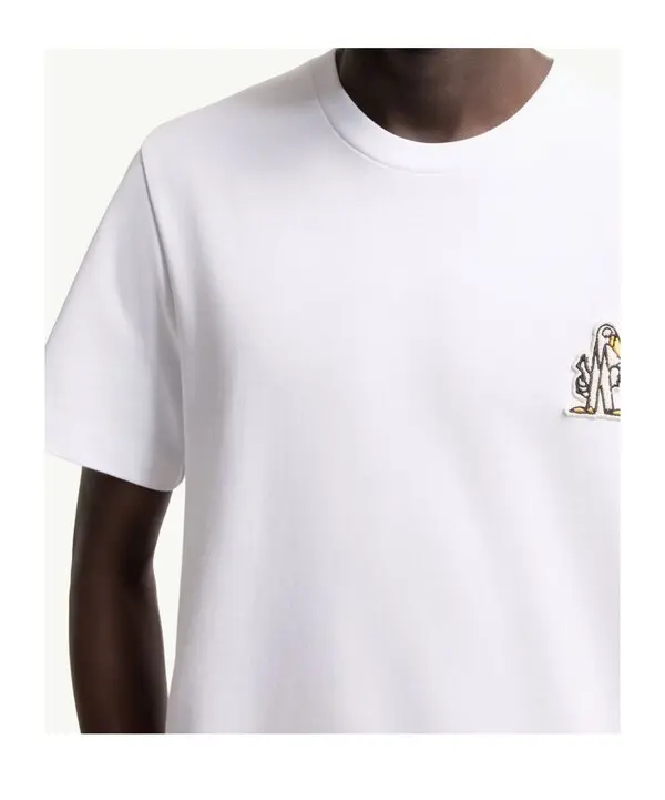 Moncler Logo Patch Crewneck T-shirt