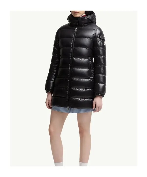 Moncler Courcelles Hooded Mid-length Down Jacket
