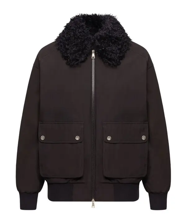 Moncler Rougequeue Hooded Short Down Jacket