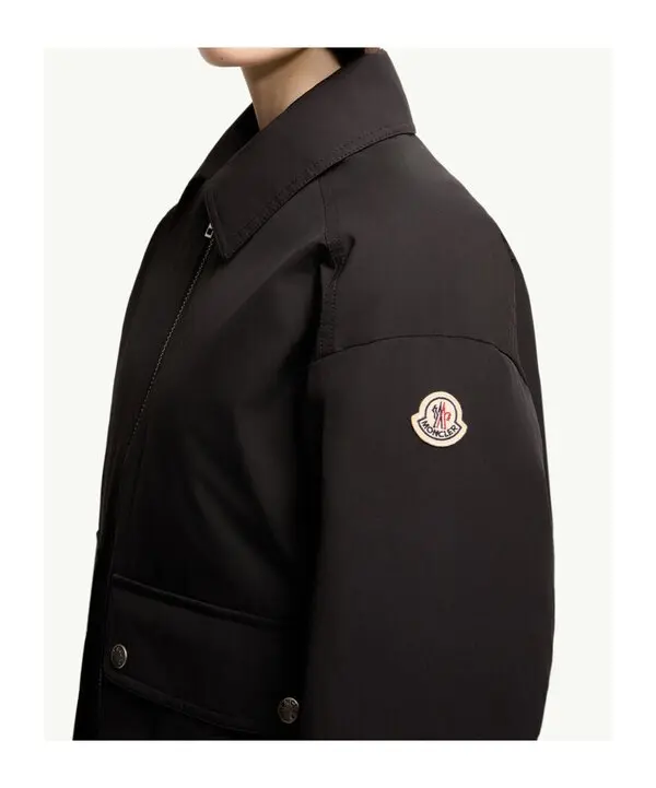 Moncler Rougequeue Hooded Short Down Jacket