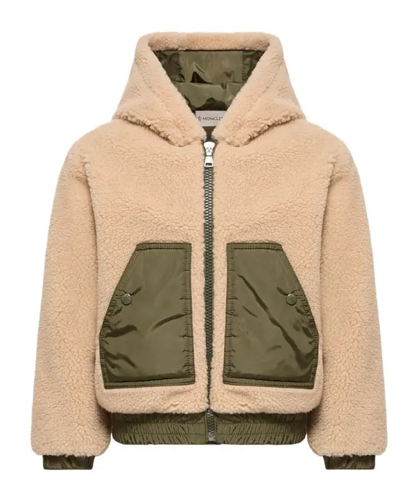 Moncler Teddy Zip-up Hoodie