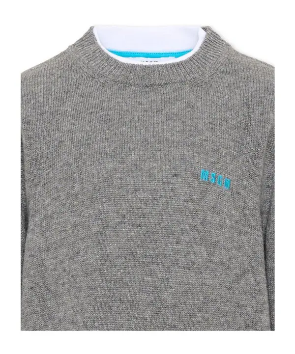 MSGM Crew-neck Knit Top