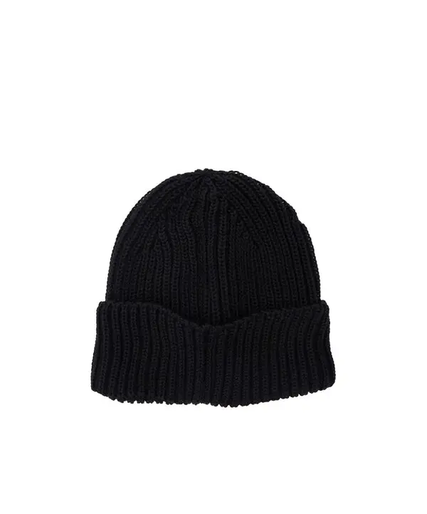 C.P. COMPANY Logo Plaque Knit Beanie