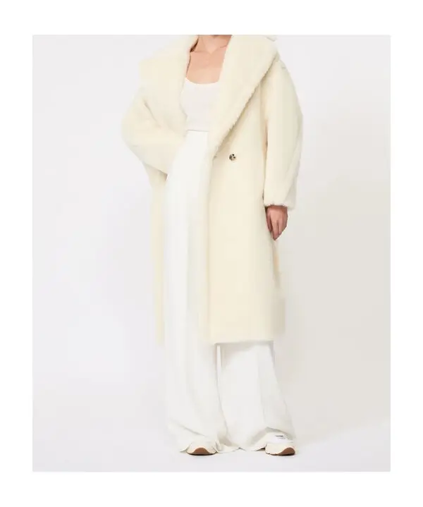 Max Mara Teddy Bear Icon Coat In Alpaca And Wool