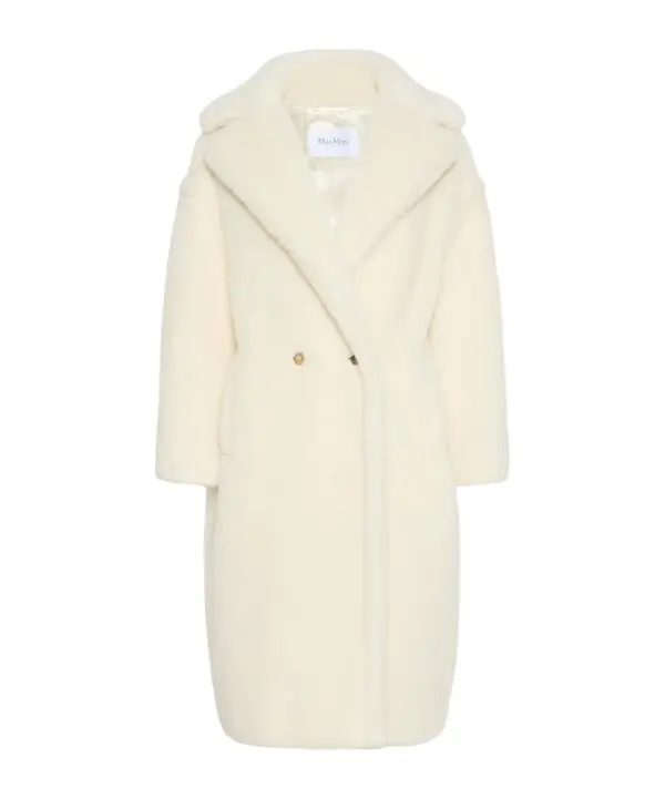 Max Mara Tedgirl Long Coat - White