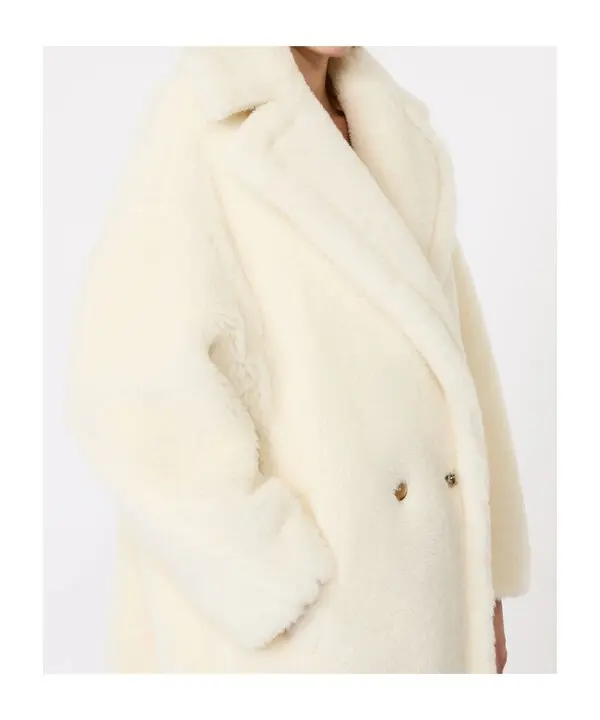 Max Mara Tedgirl Long Coat - White