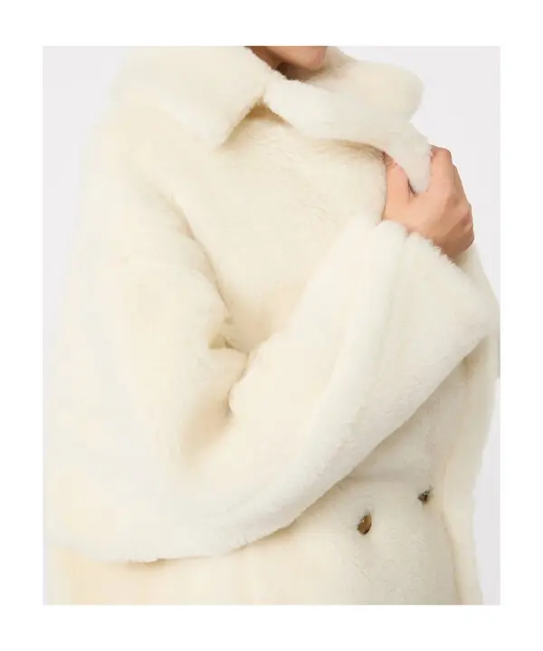 Max Mara Tedgirl Long Coat - White