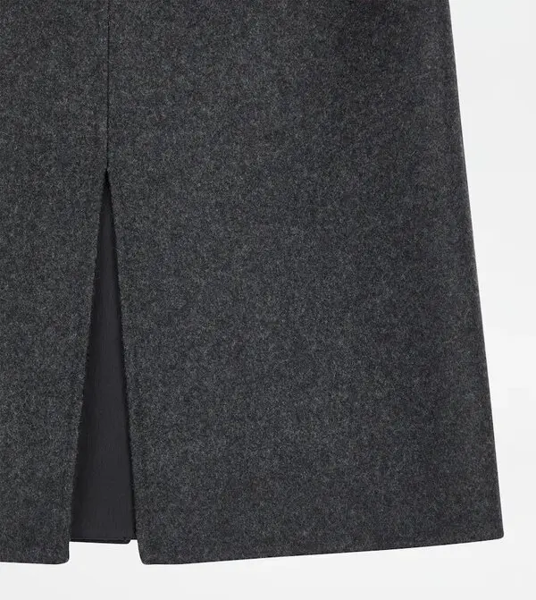 TOD'S Double-pocket Wool Skirt