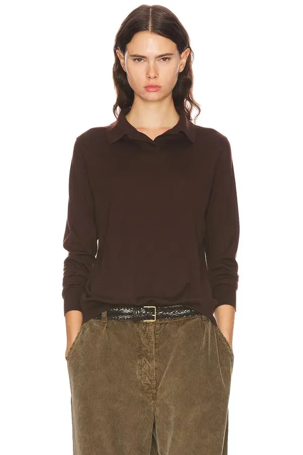 THE ROW Pauli Top - Plum