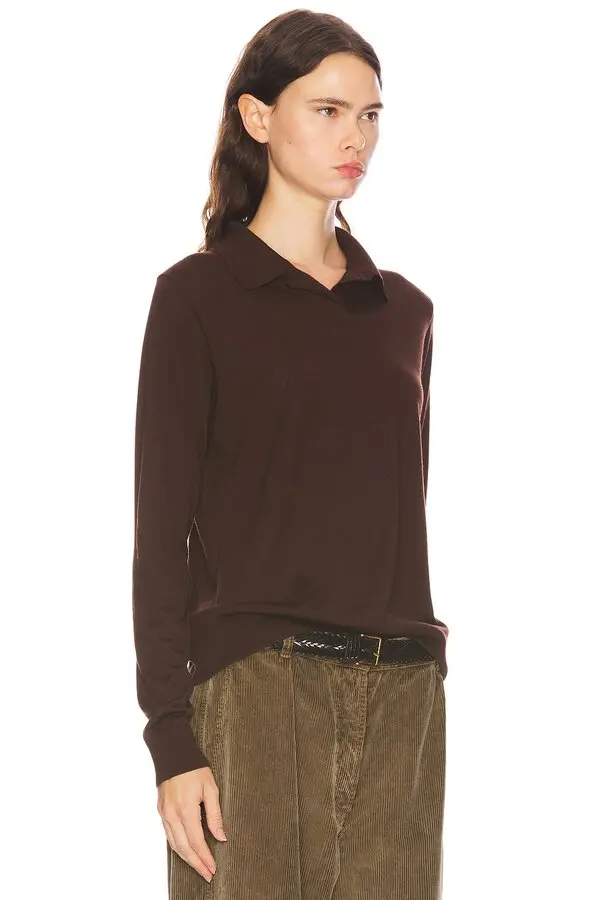 THE ROW Pauli Top - Plum