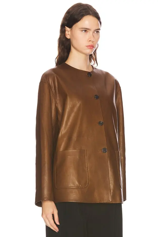 THE ROW Quintus Nappa Jacket