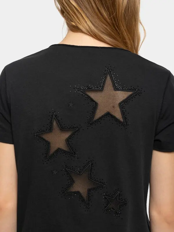 Zadig&Voltaire Fishnet Henley T-shirt