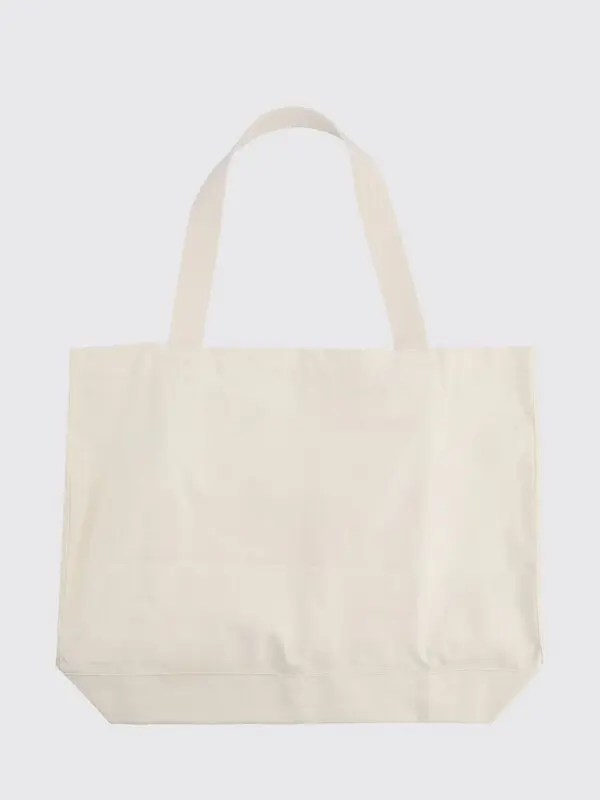 Maison Kitsuné Large Cotton Canvas Tote Bag - Ivory
