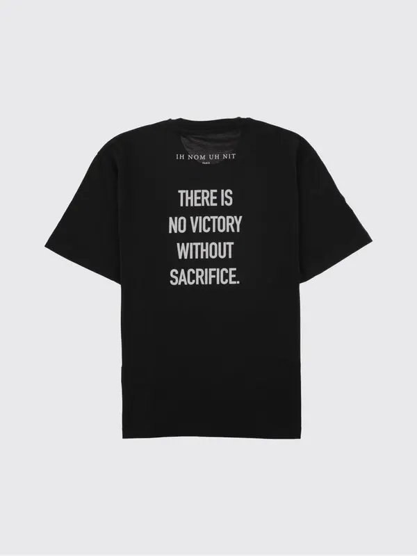 IH NOM UH NIT Cotton Crewneck T-shirt With Graphic Print And Slogan