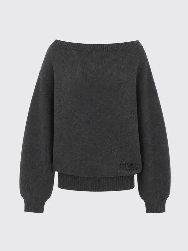 MAISON MARGIELA Asymmetric Wool-blend Knit Mini Dress