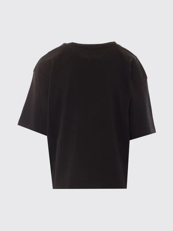 Zadig&Voltaire Cotton T-shirt With Print And Rhinestone Logo