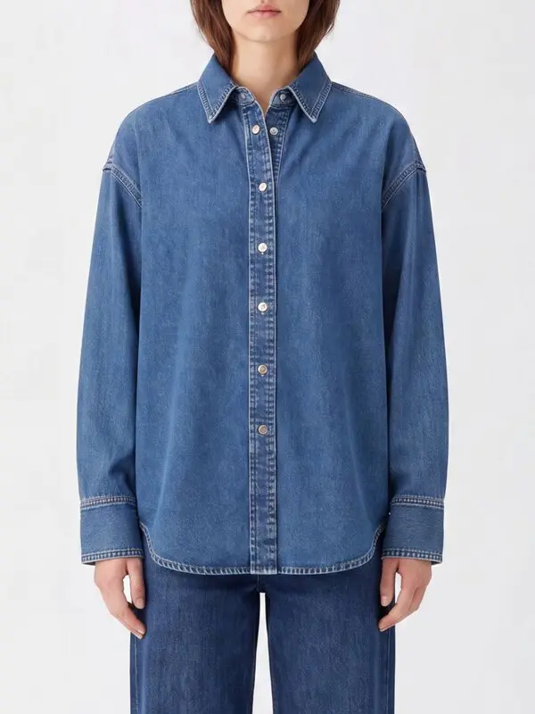 HAIKURE Relaxed Fit Denim Shirt