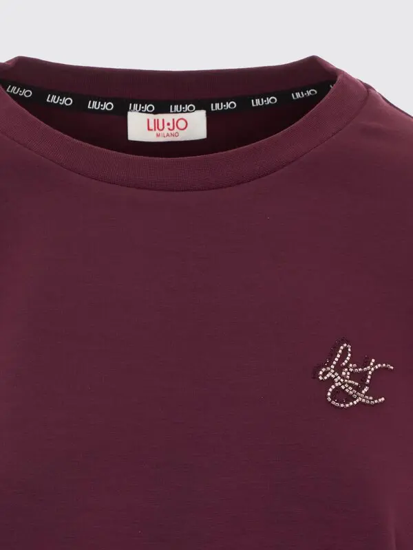 Liu Jo Embellished Logo Sweatshirt - Red