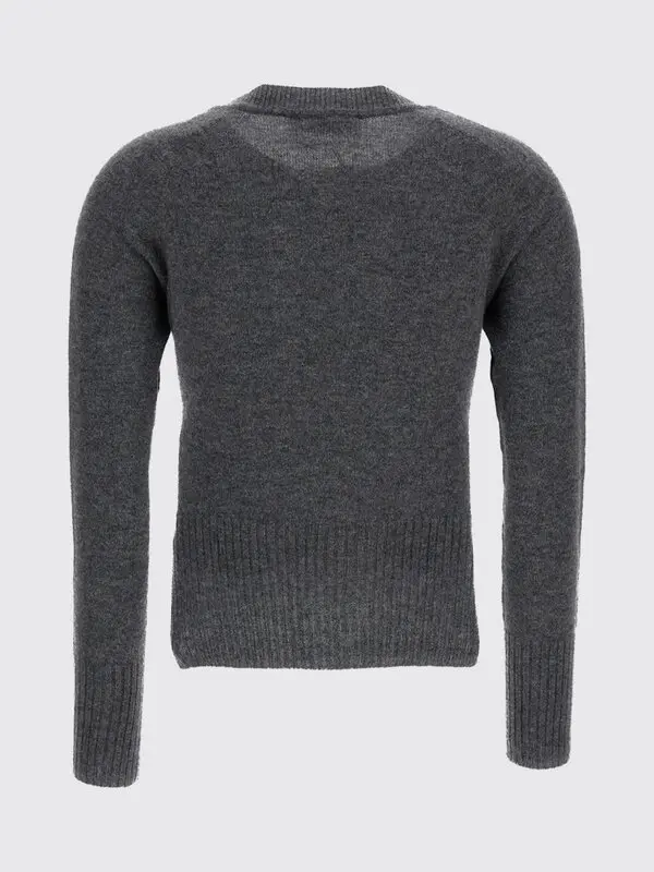 Simone Rocha Crewneck Cashmere Cardigan With Rhinestone Embroidery
