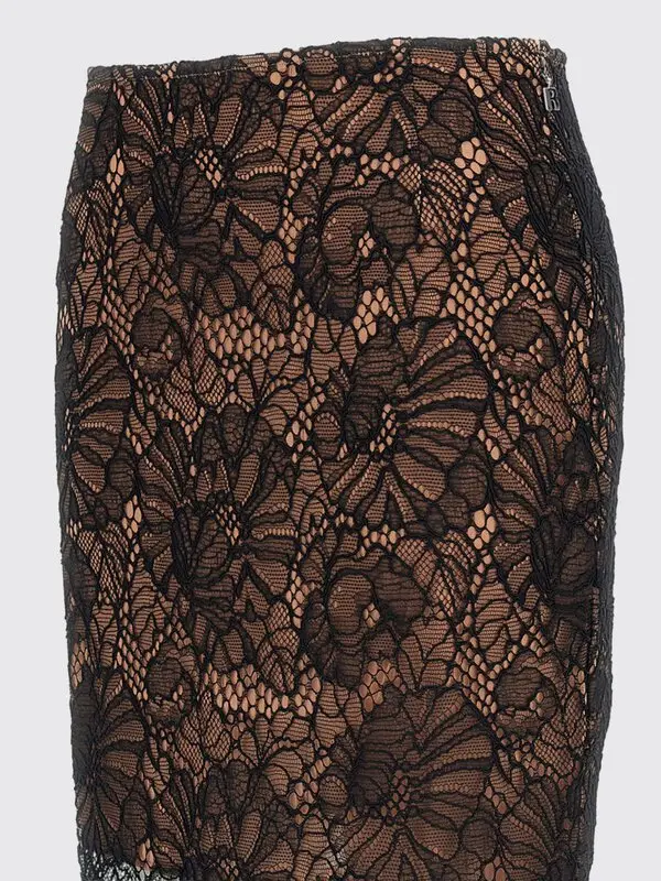 ROTATE BY BIRGER CHRISTENSEN Recycled Lace Midi Pencil Skirt With High-waisted Design