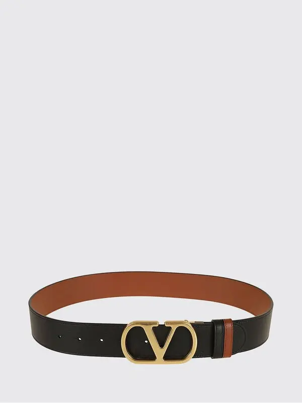Valentino Garavani Vlogo Signature Reversible Belt - Black 2