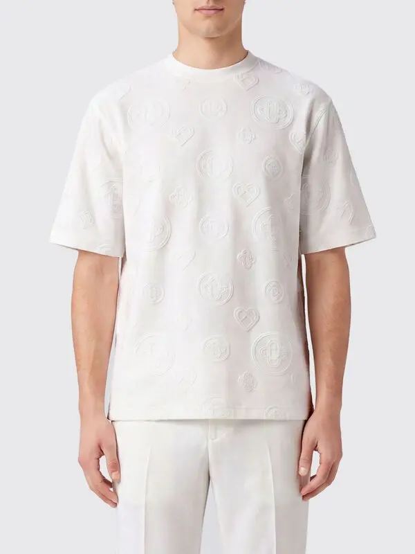 Casablanca Tone-on-tone Logo Cotton T-shirt - White