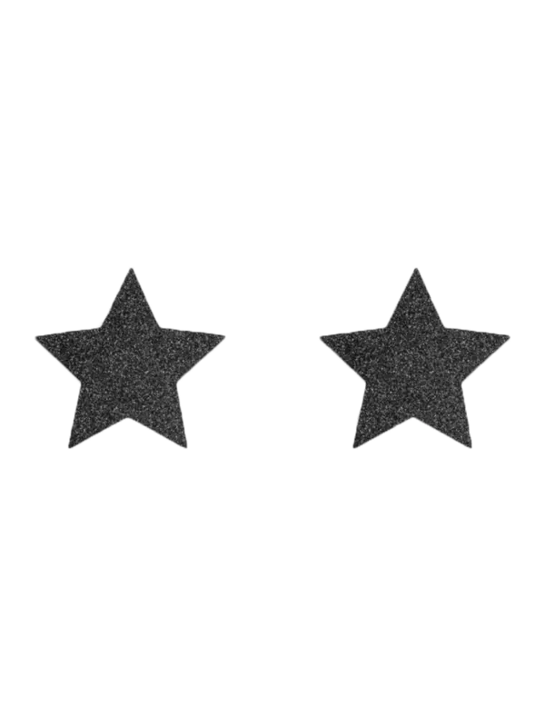 BONBON LINGERIE Bijoux Indiscrets Nipple Pasties Star - Black