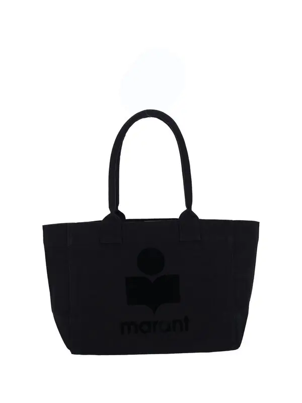 Isabel Marant Étoile 100% Cotton Mini Tote Bag - Black