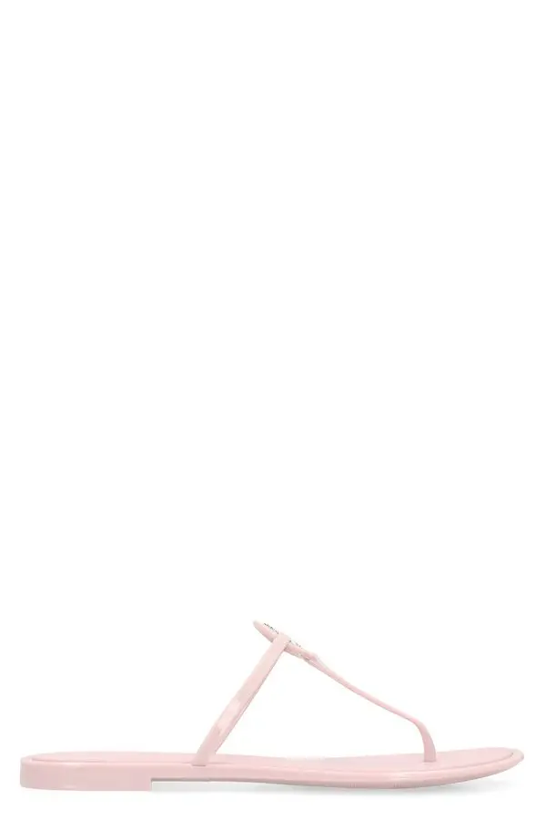 Tory Burch Mini Miller Jelly Flat Sandals - Pink