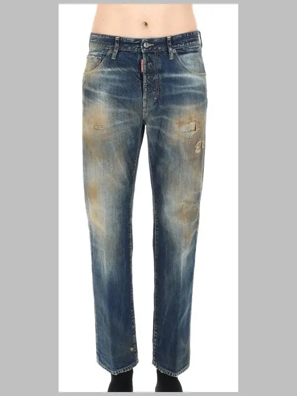 Dsquared2 Five-pocket 100% Cotton Jeans
